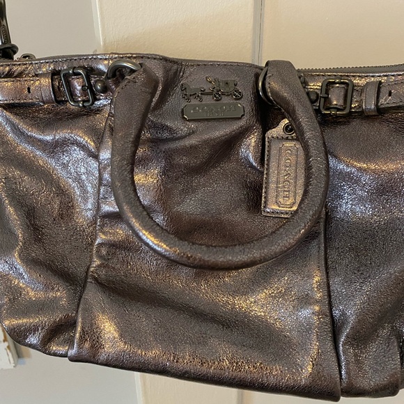 Coach | Bags | Coach Metallic Bag | Poshmark